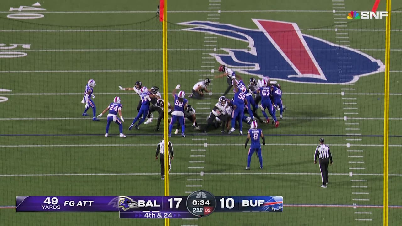 Baltimore Ravens kicker Tyler Loop's 61-yard field goal extends Ravens lead