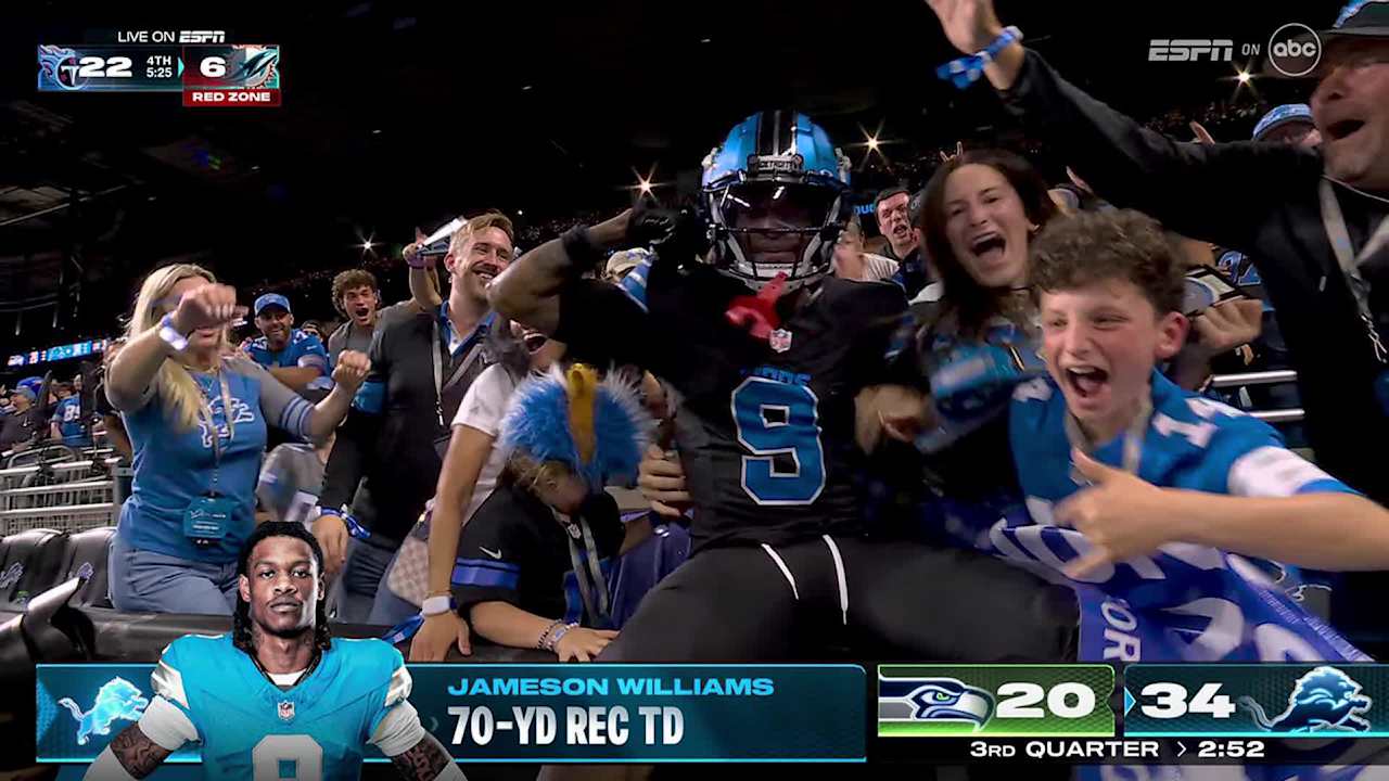 Can't-Miss Play: 70-yard TD! Detroit Lions wide receiver Jameson ...