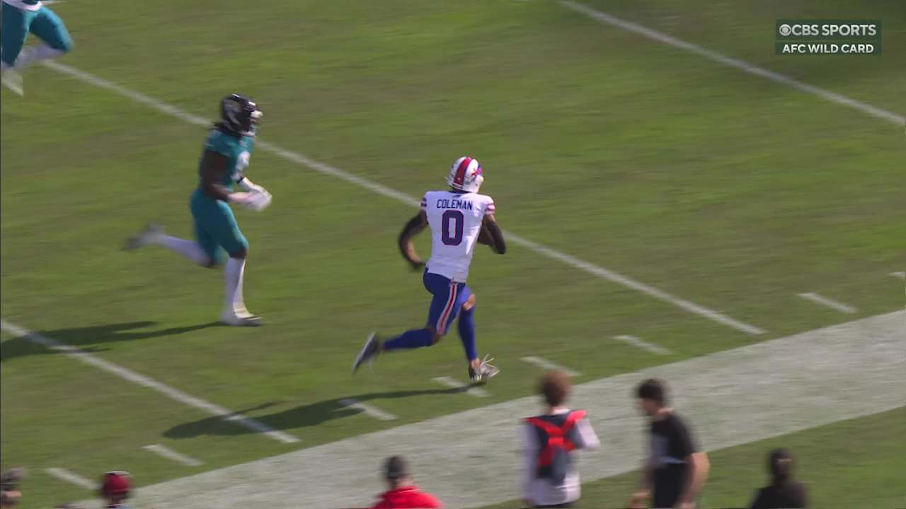 Buffalo Bills quarterback Josh Allen's 36-yard connection with wide ...