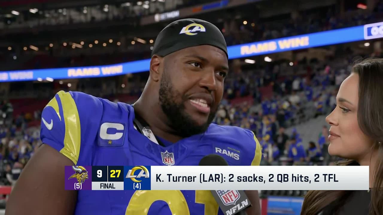 Los Angeles Rams defensive end Kobie Turner on playoff victory: We had the city of LA on our back