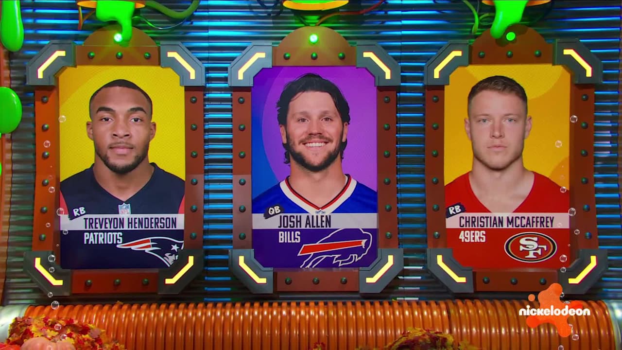 Sandy Cheeks announces TreVeyon Henderson as NVP of Week 11 | 'NFL ...