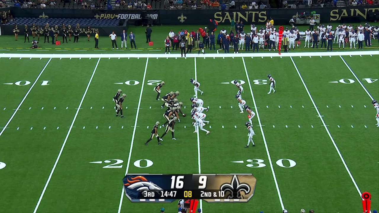 New Orleans Saints quarterbackTyler Shough hits wide open tight end ...