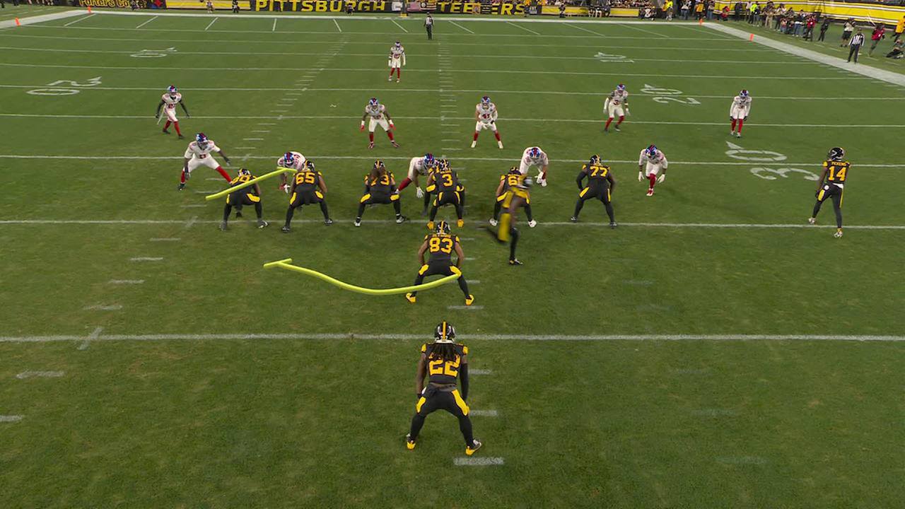 Pittsburgh Steelers running back Najee Harris' 26-yard burst permits ...