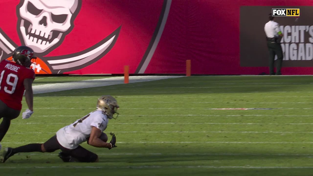 New Orleans Saints safety Johnathan Abram scoops an interception ...