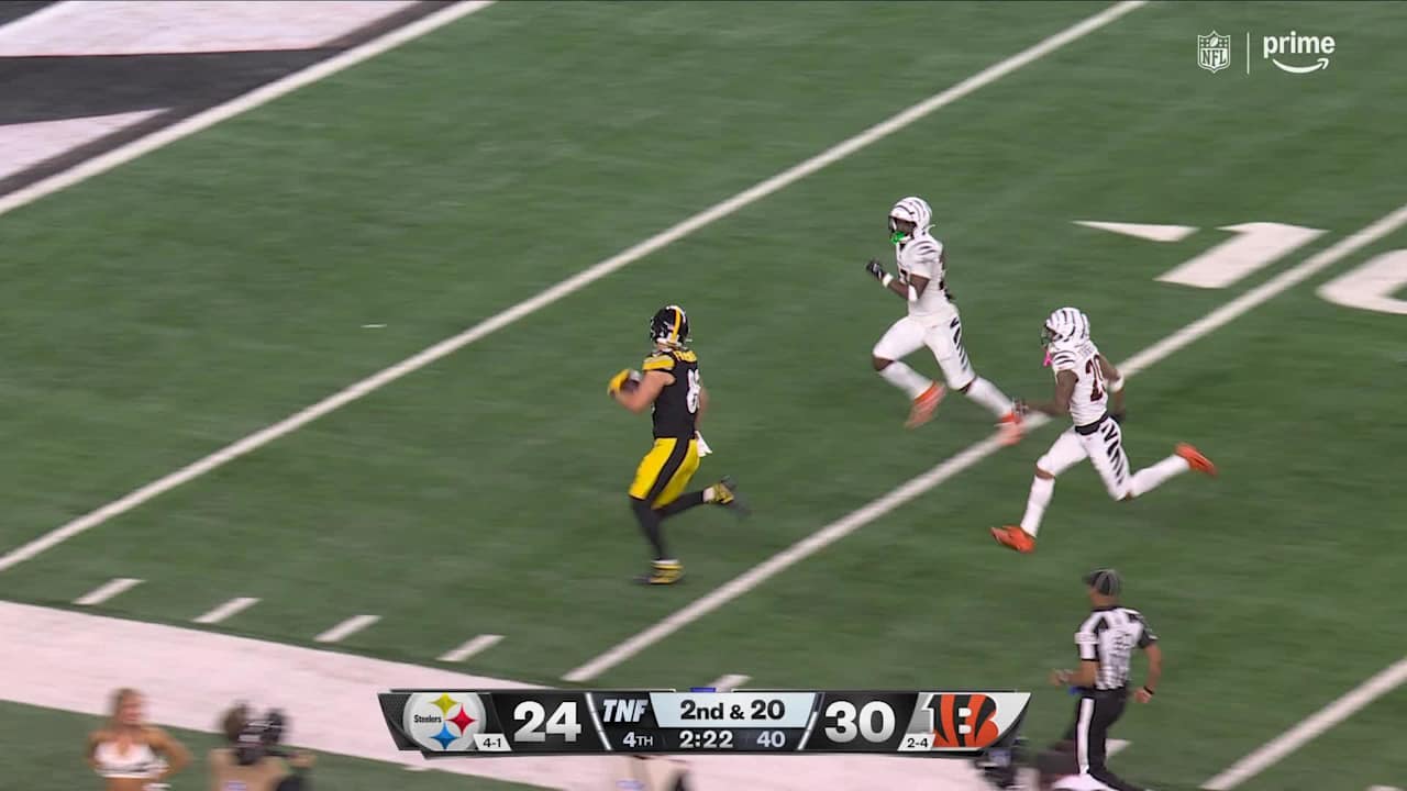 Pittsburgh Steelers tight end Pat Freiermuth's best catches from two ...