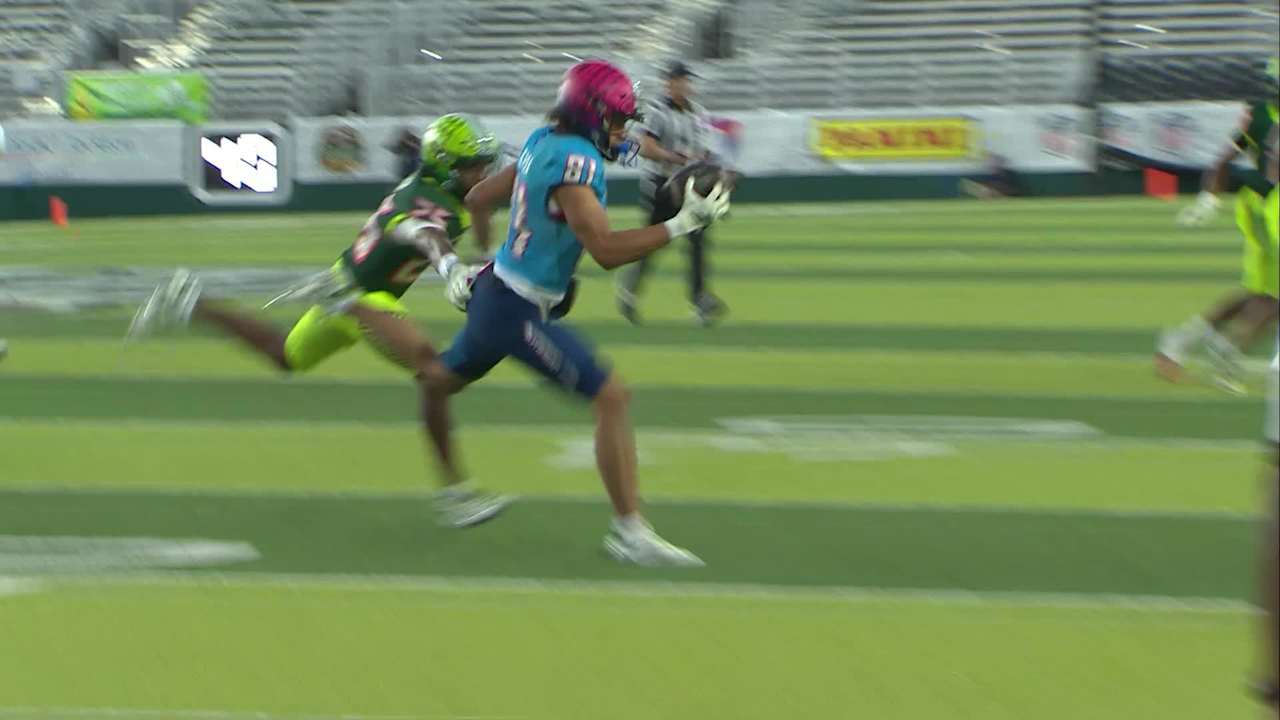 University of Utah wide receiver Kennan Pula snags one-handed grab on ...