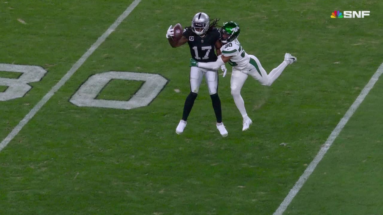 Can't-Miss Play: Las Vegas Raiders wide receiver Davante Adams makes an absurd one-handed catch ...