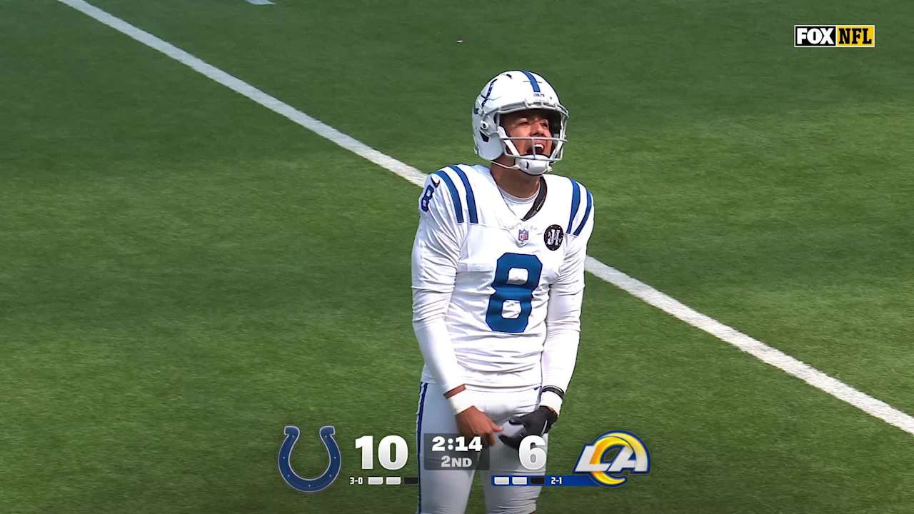 Indianapolis Colts punter Rigoberto Sanchez's perfectly executed coffin ...