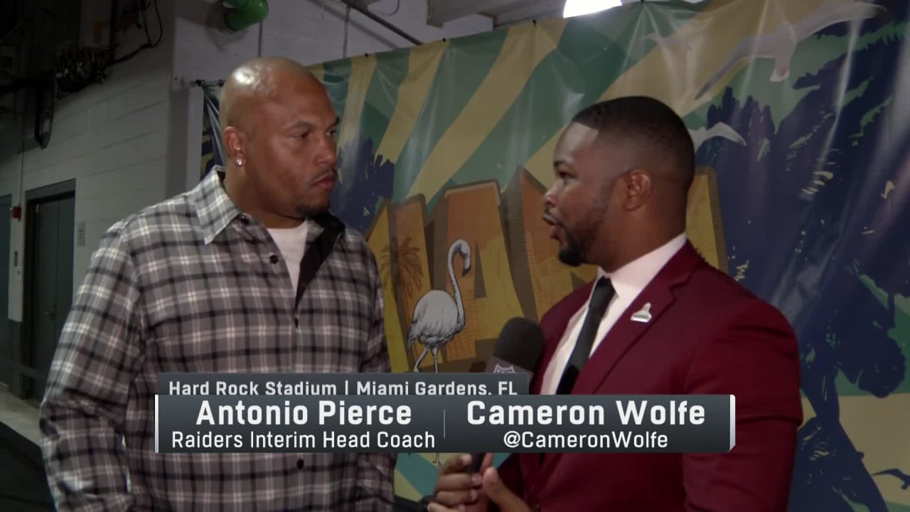 Las Vegas Raiders Antonio Pierce shares message to his team ahead of ...