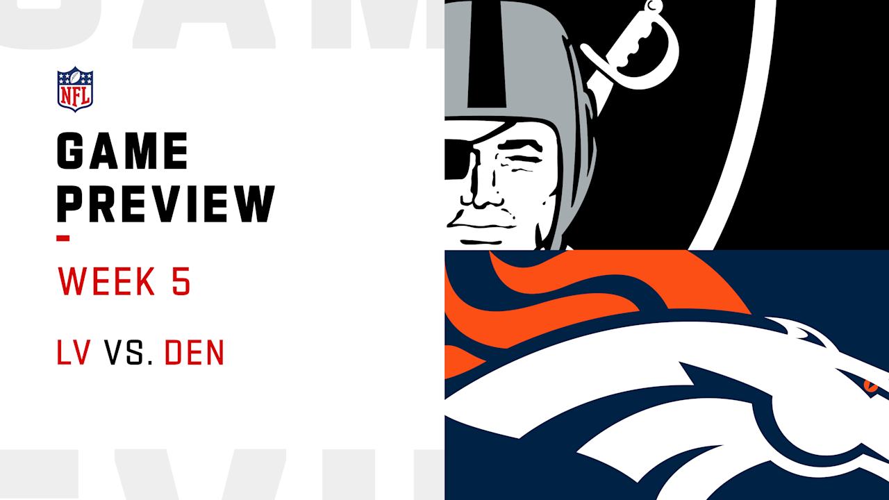 Las Vegas Raiders vs. Denver Broncos preview | Week 5