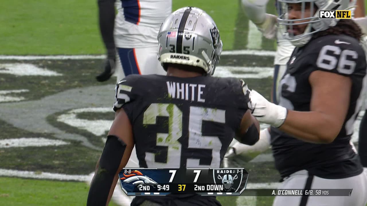 Las Vegas Raiders running back Zamir White's best plays from 121-yard ...