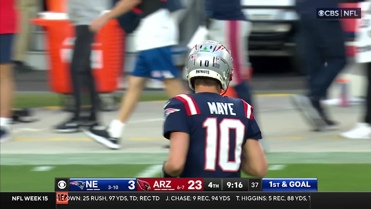 New England Patriots quarterback Drake Maye's best plays from 2-TD game ...