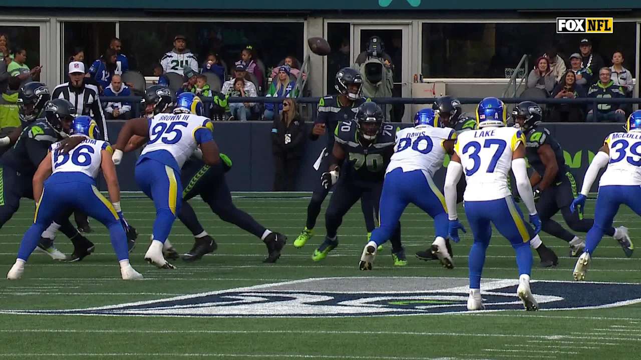 Seattle Seahawks lose 21 yards after Seahawks quarterback Geno Smith's ...
