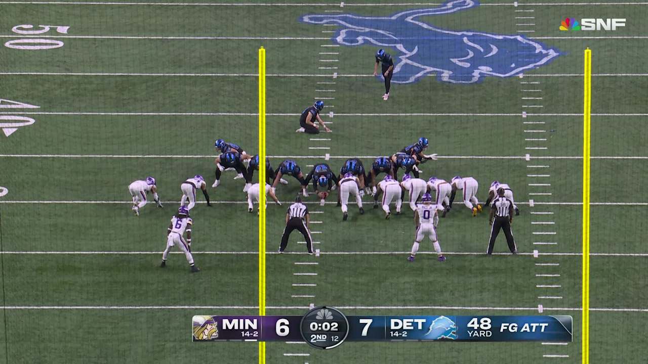 Detroit Lions kicker Jake Bates' 48-yard field goal boosts the Lions ...