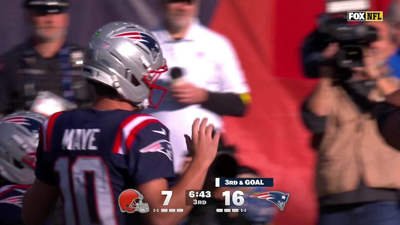 New England Patriots quarterback Drake Maye's best plays from 332-yard ...