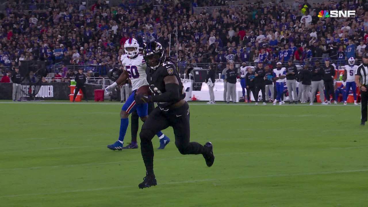 Baltimore Ravens running back Derrick Henry's second touchdown of ...