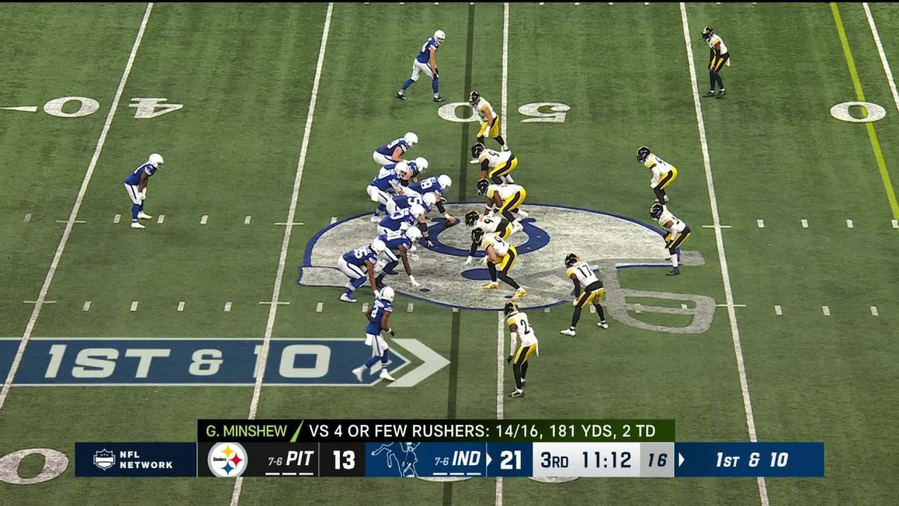 Indianapolis Colts running back Tyler Goodson floors his gas pedal on ...