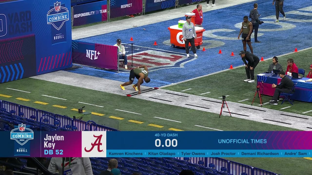 Safety Jaylen Key runs official 4.60-second 40-yard dash at 2024 combine