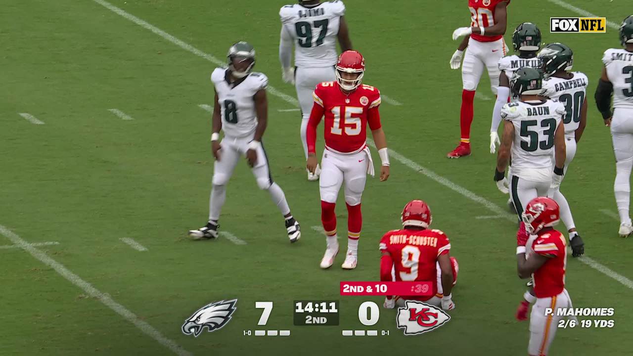 Kansas City Chiefs quarterback Patrick Mahomes' 22-yard run occurs after quarterback's nifty ...