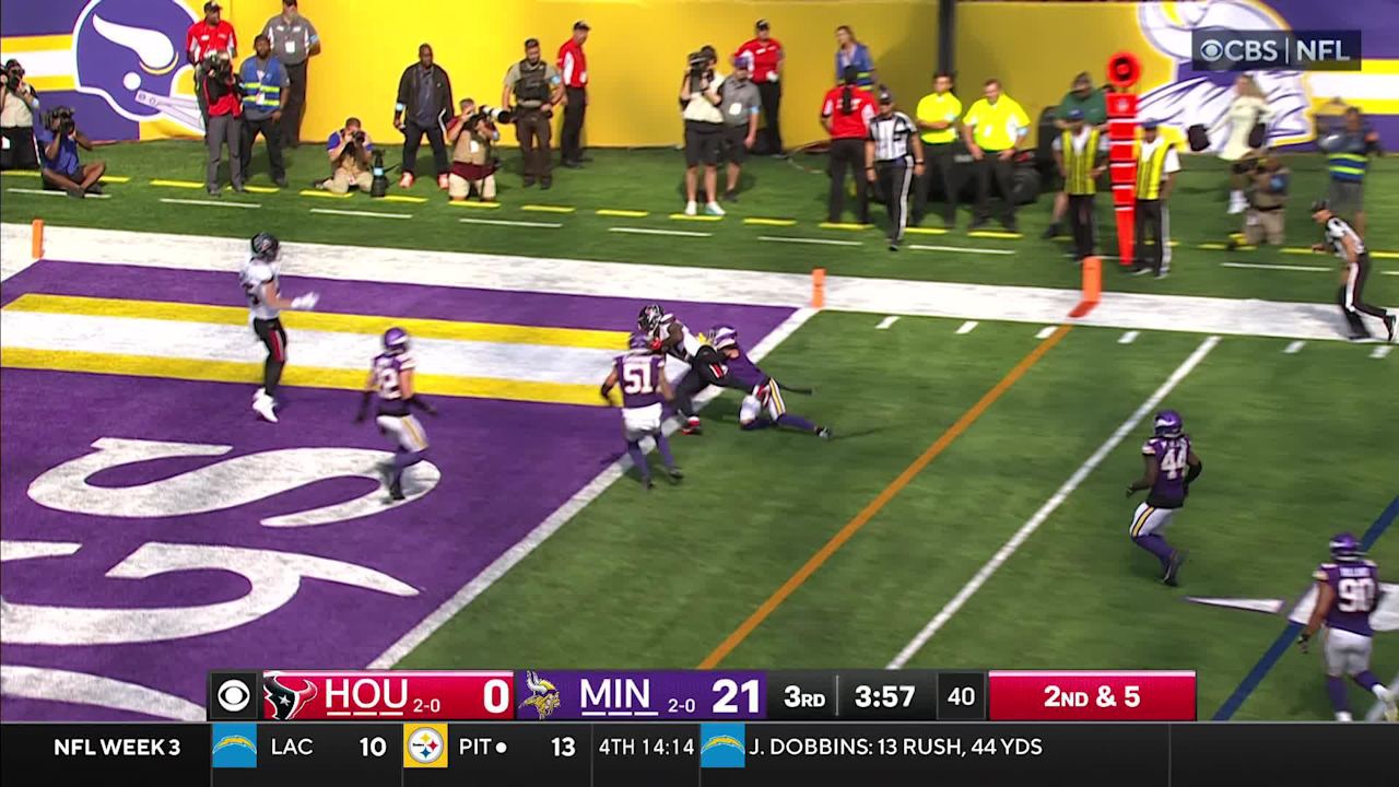Houston Texans running back Cam Akers' first touchdown as a Texan trims ...