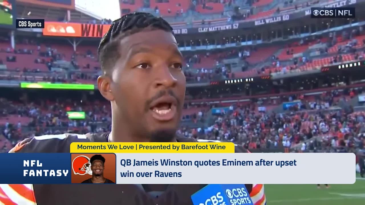 Jameis Winston Quotes Eminem After Upset Win Over Ravens | Moments We ...