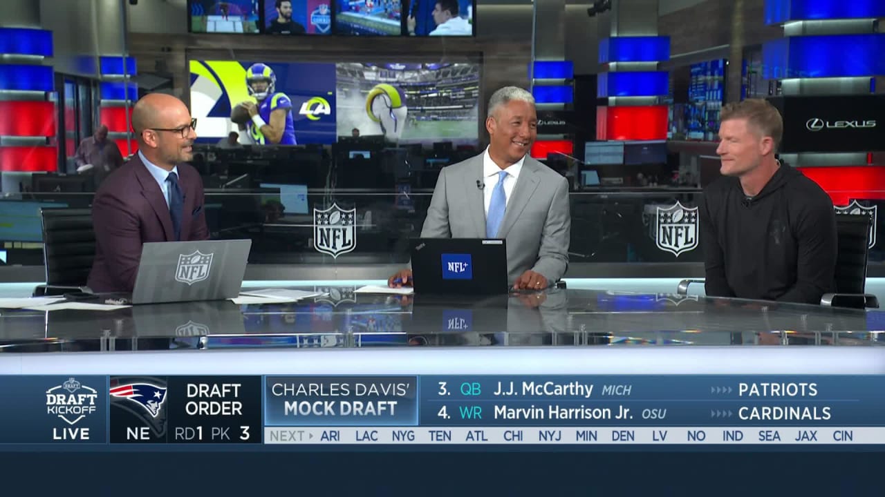 Los Angeles Rams general manager Les Snead joins 'NFL Draft Kickoff' to ...