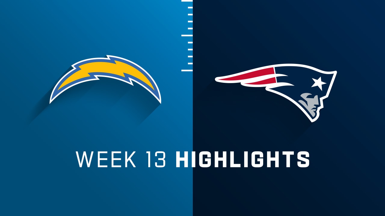 Los Angeles Chargers vs. New England Patriots highlights | Week 13