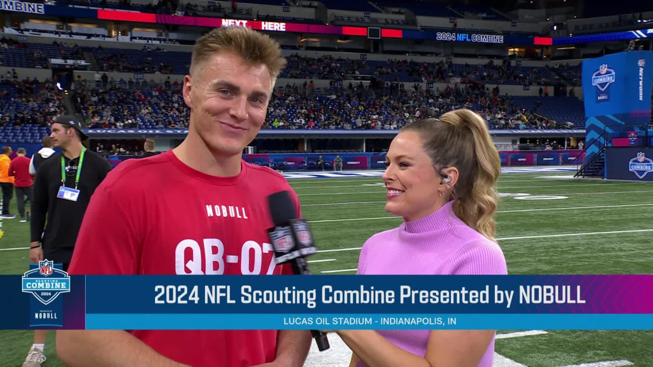 Quarterback Bo Nix on combine workout: 'Eager to get on the field'