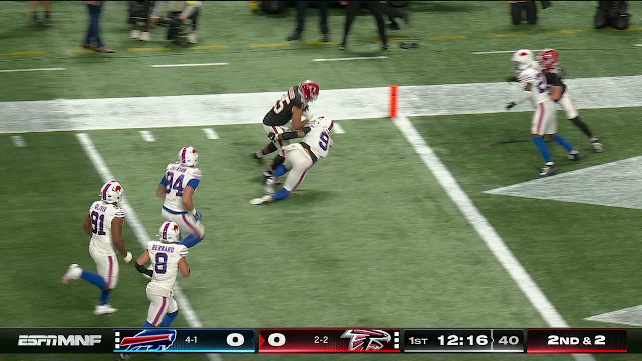 Atlanta Falcons running back Tyler Allgeier turns into bulldozer on ...