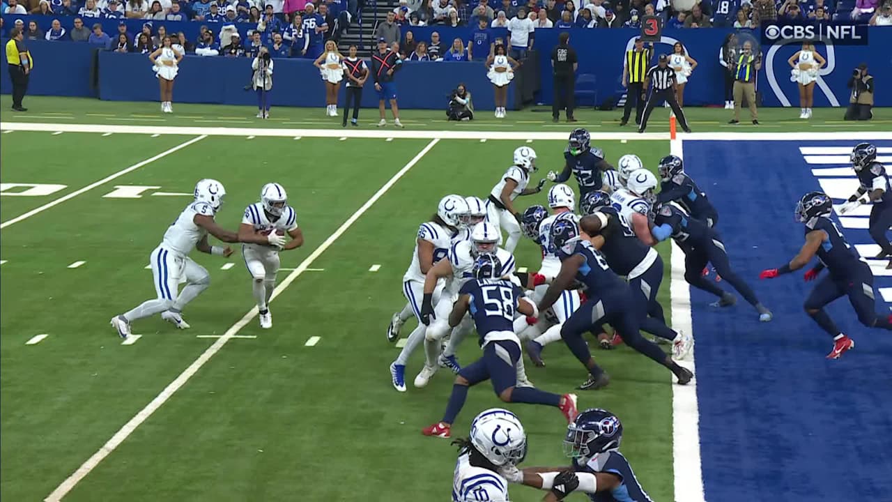 Indianapolis Colts running back Jonathan Taylor's third rush TD of game ...