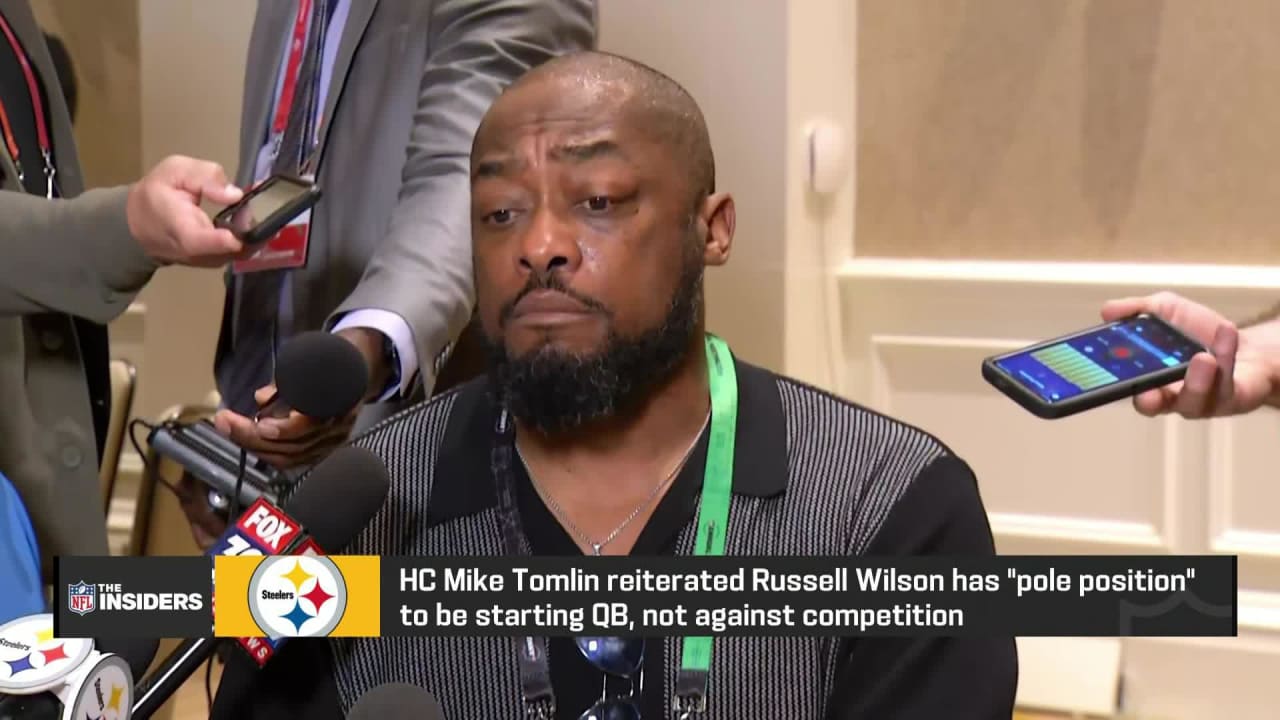 Pittsburgh Steelers head coach Mike Tomlin: Russell Wilson has 'pole ...