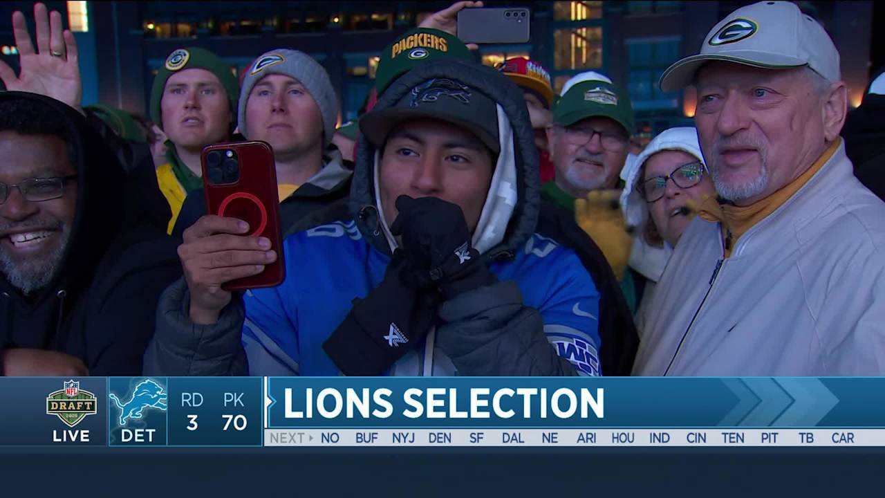 Detroit Lions select wide receiver Isaac TeSlaa with No. 70 pick in ...