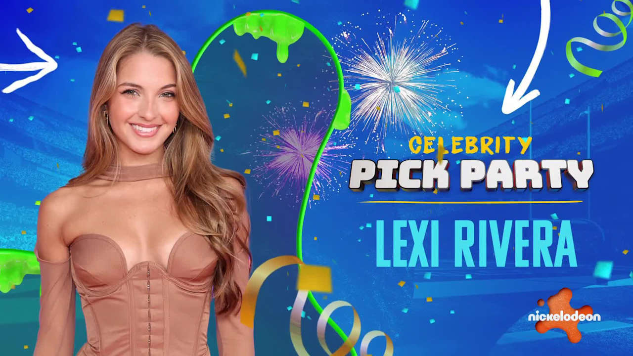 Celebrity Pick Party: Nickelodeon Slimetime Team vs. YouTuber Lexi Rivera | 'NFL Slimetime'