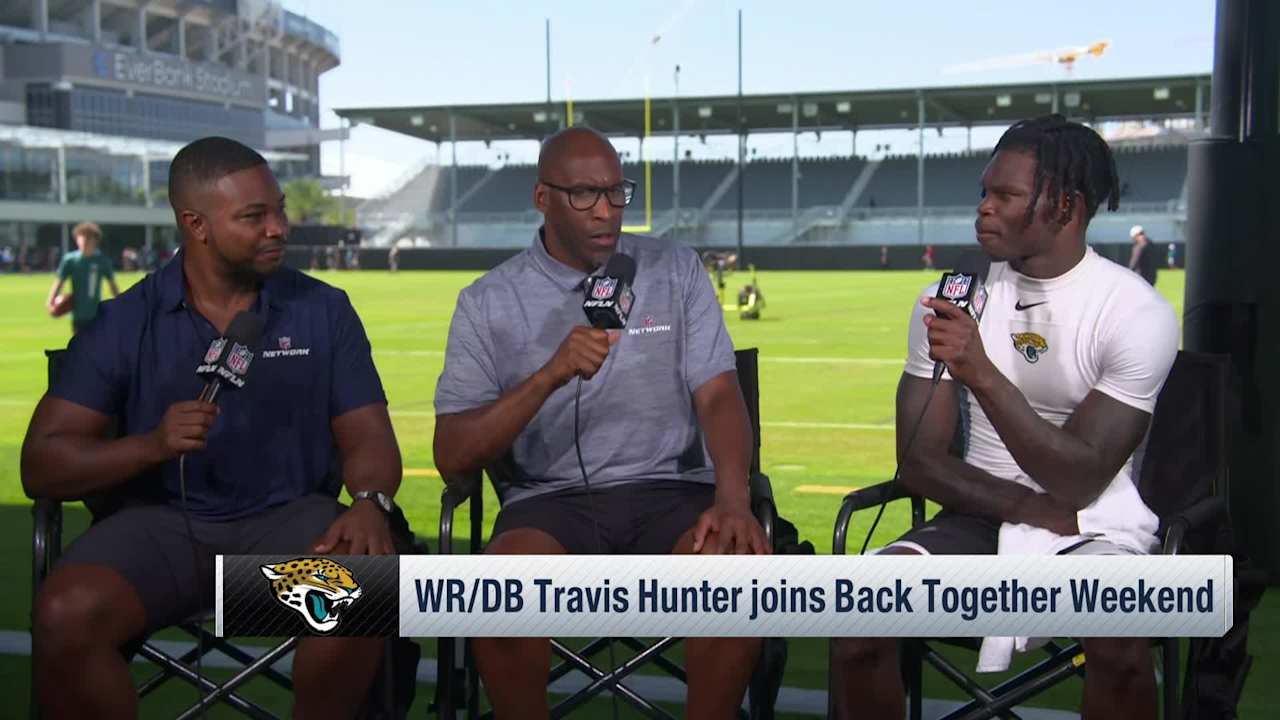 Jacksonville Jaguars wide receiver and defensive back Travis Hunter outlines his preparation at ...
