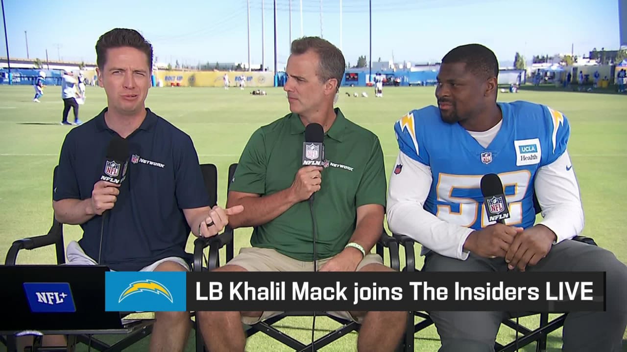 Los Angeles Chargers linebacker Khalil Mack joins NFL Insider Tom ...