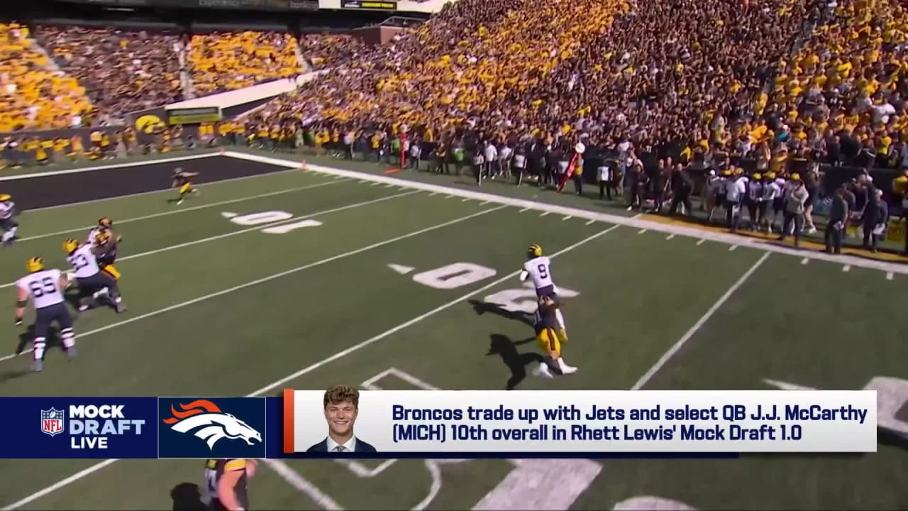 Rhett Lewis has the Broncos taking J.J. McCarthy | Instant Impact ...