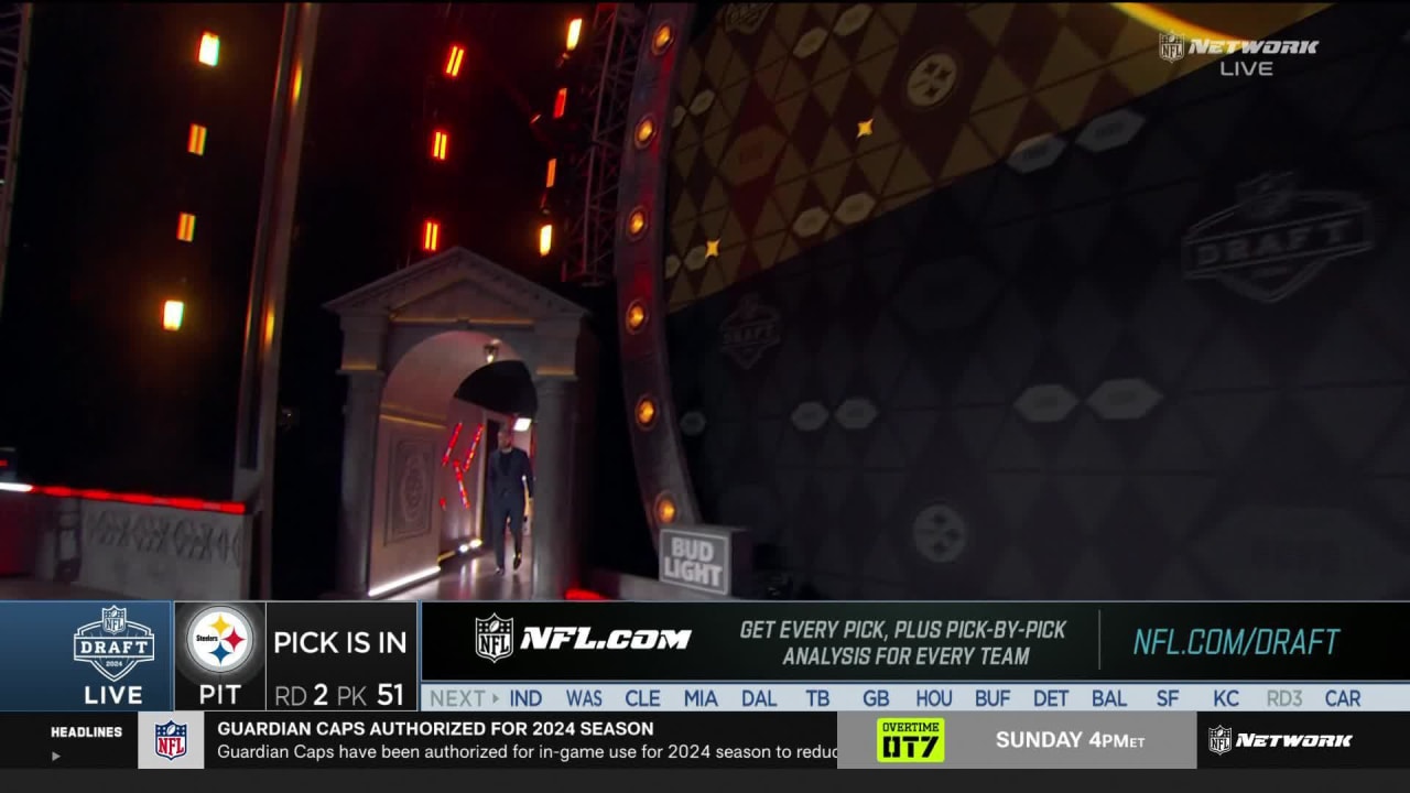 Pittsburgh Steelers select center Zach Frazier with No. 51 pick in 2024 ...