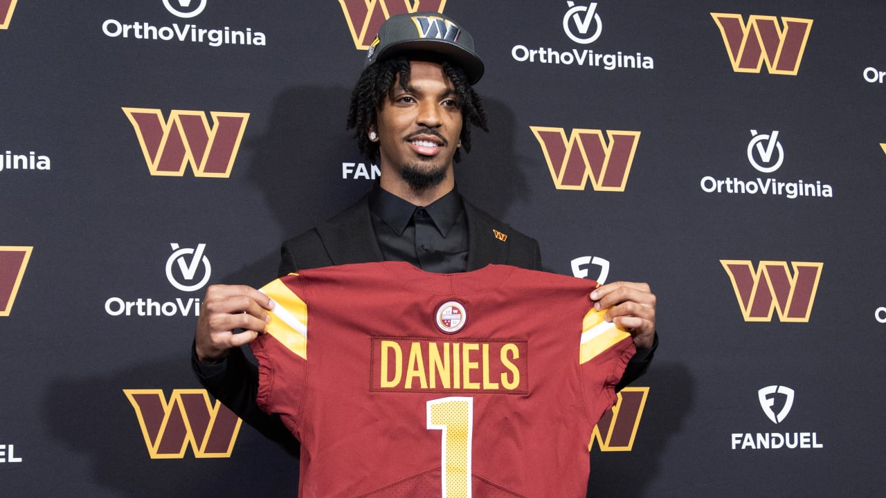 Commanders rookie QB Jayden Daniels on starting Week 1: 'That's above me'