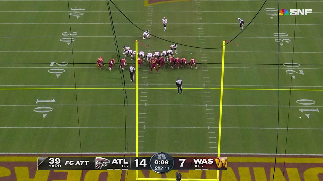 Atlanta Falcons kicker Riley Patterson's 39-yard field goal extends ATL ...