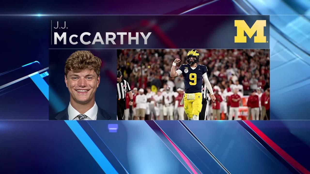 NFL Network's Lance Zierlein: 'O'Connell and J.J. McCarthy is a great ...