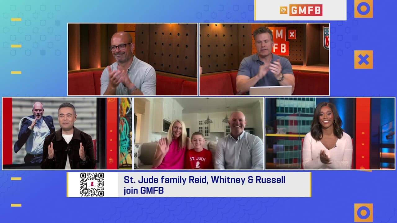 St. Jude family Reid, Whitney, Russell join 'GMFB'