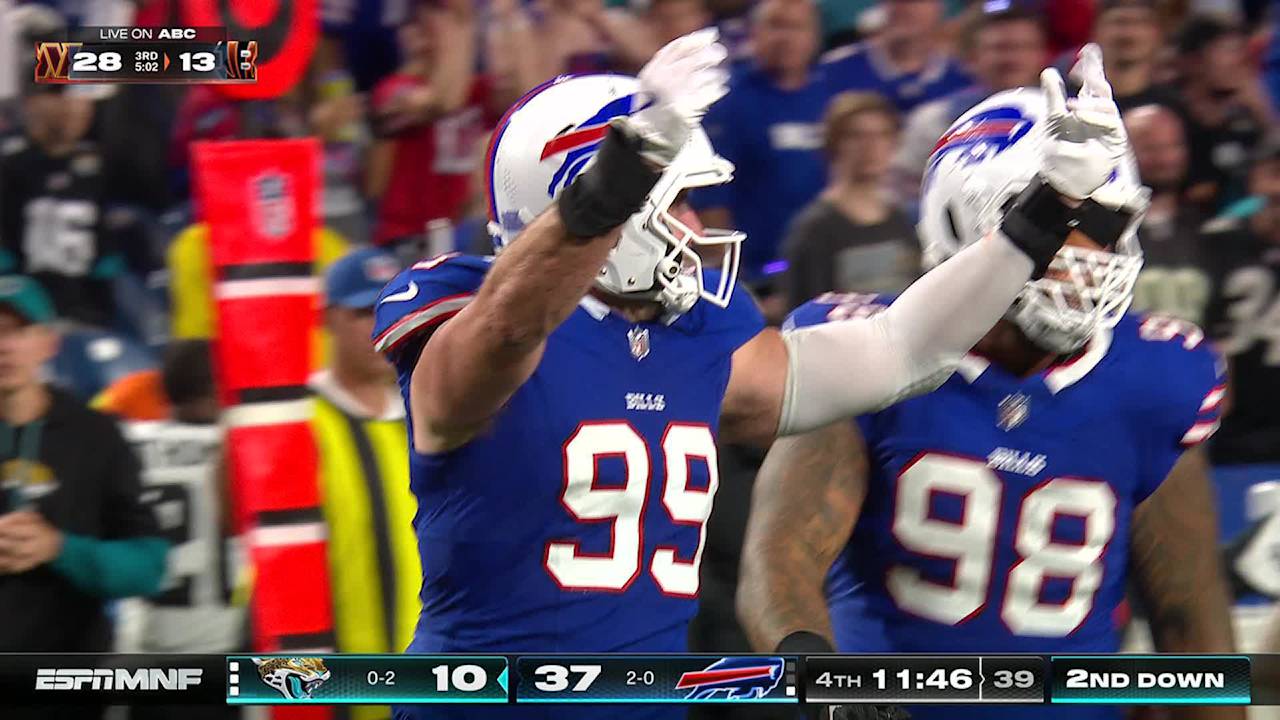 Buffalo Bills defensive end Casey Toohill takes down Jacksonville ...