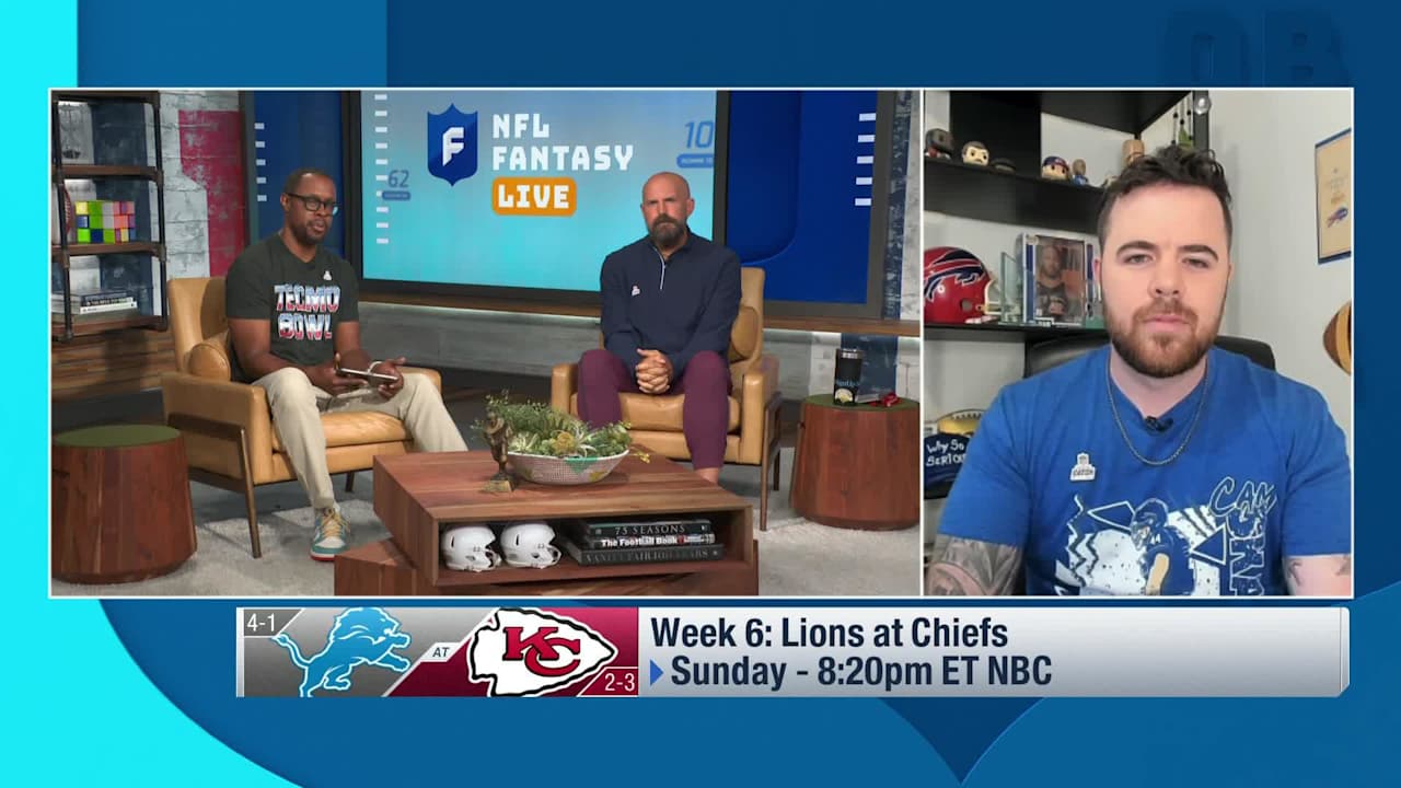 Detroit Lions vs. Kansas City Chiefs fantasy preview | 'NFL Fantasy Live'