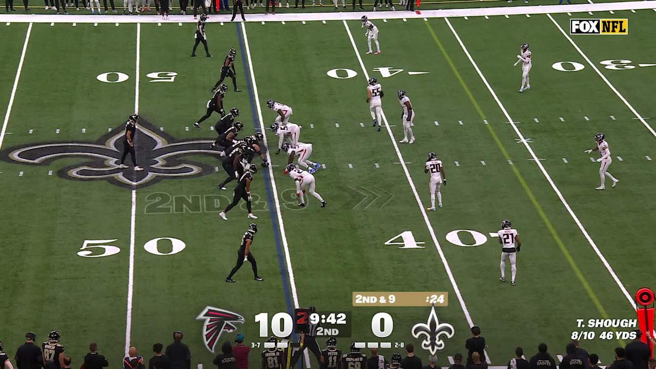 Atlanta Falcons defensive lineman James Pearce, Brandon Dorlus take ...