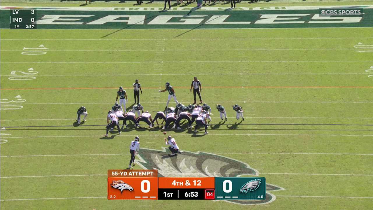 Denver Broncos kicker Wil Lutz's 55-yard field goal opens scoring in ...