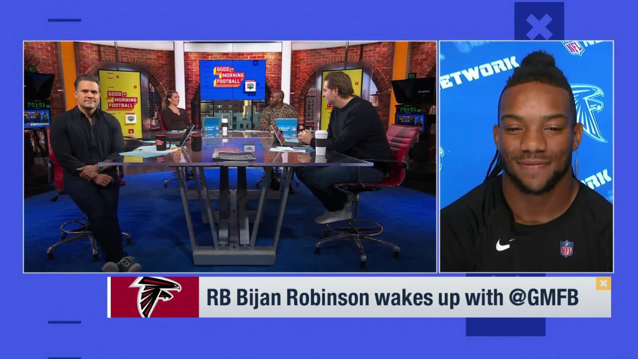 Atlanta Falcons running back Bijan Robinson represents his foundation ...