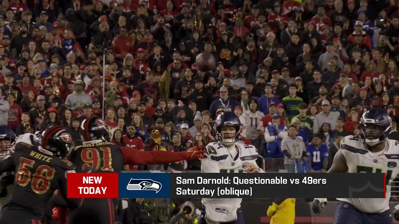 NFL media insider Pelissero: Seattle Seahawks quarterback Sam Darnold ...