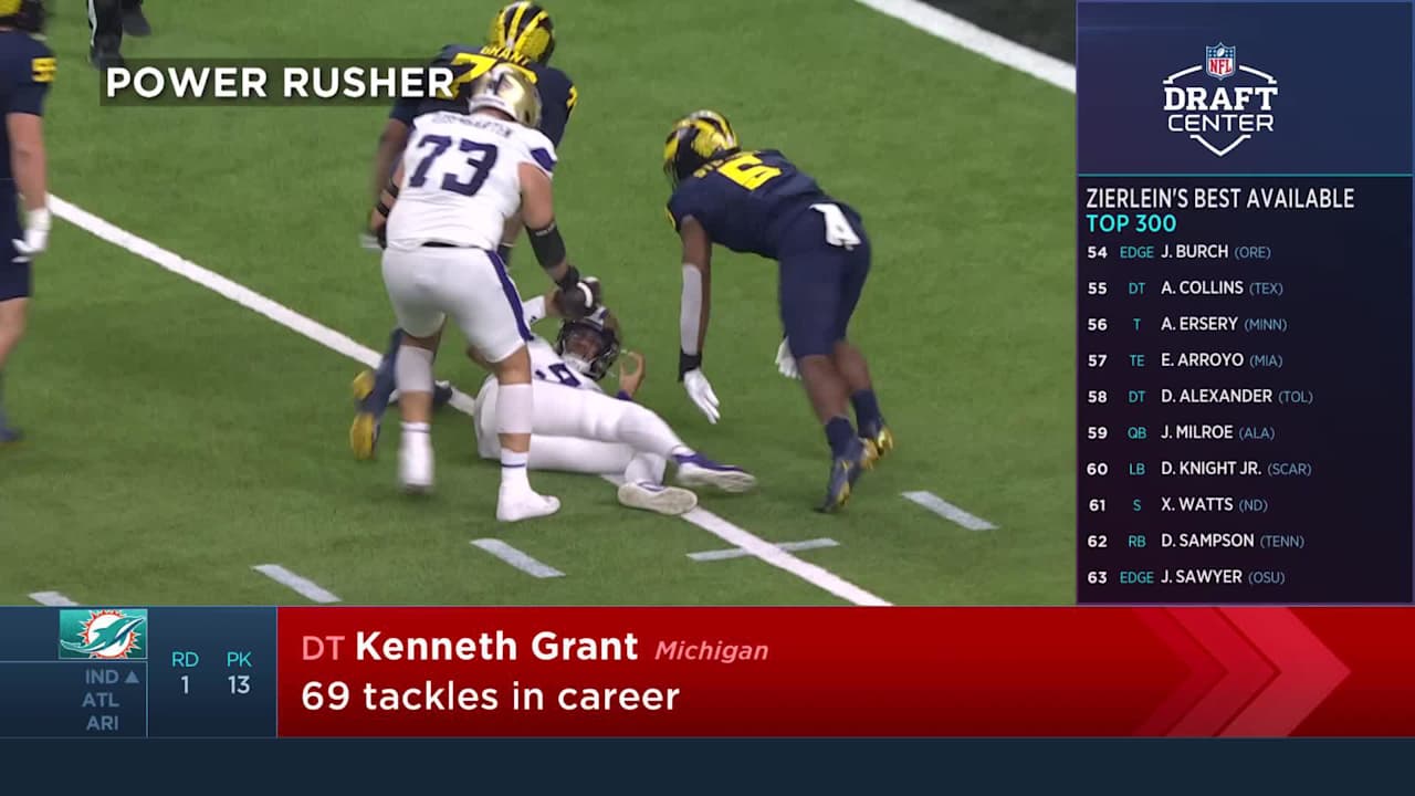 NFL Network's Lance Zierlein on Dolphins selecting defensive tackle ...