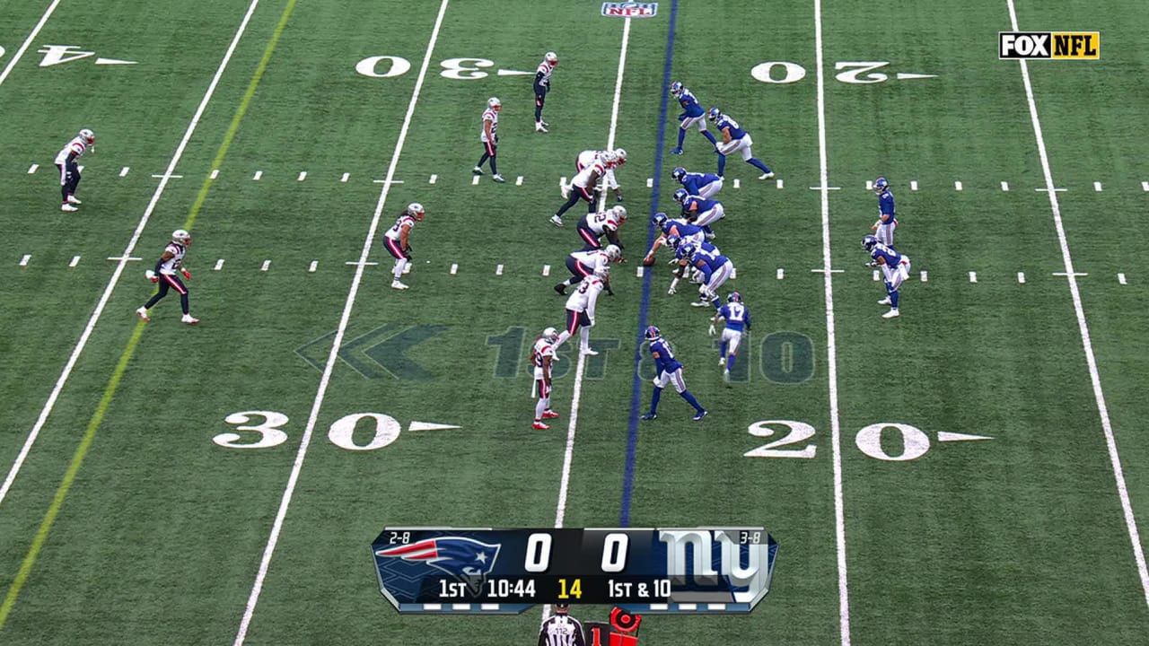 New York Giants quarterback Tommy DeVito goes downtown to wide receiver ...