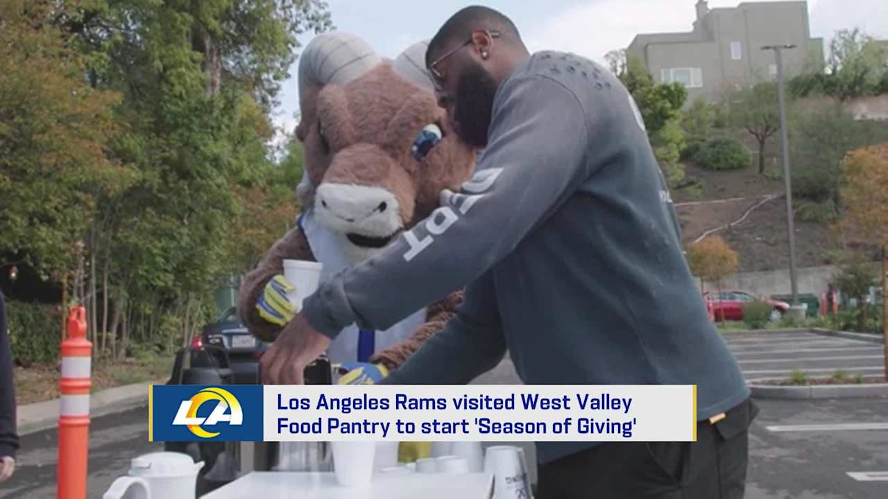 Los Angeles Rams visited West Valley Food Pantry to start 'Season of ...